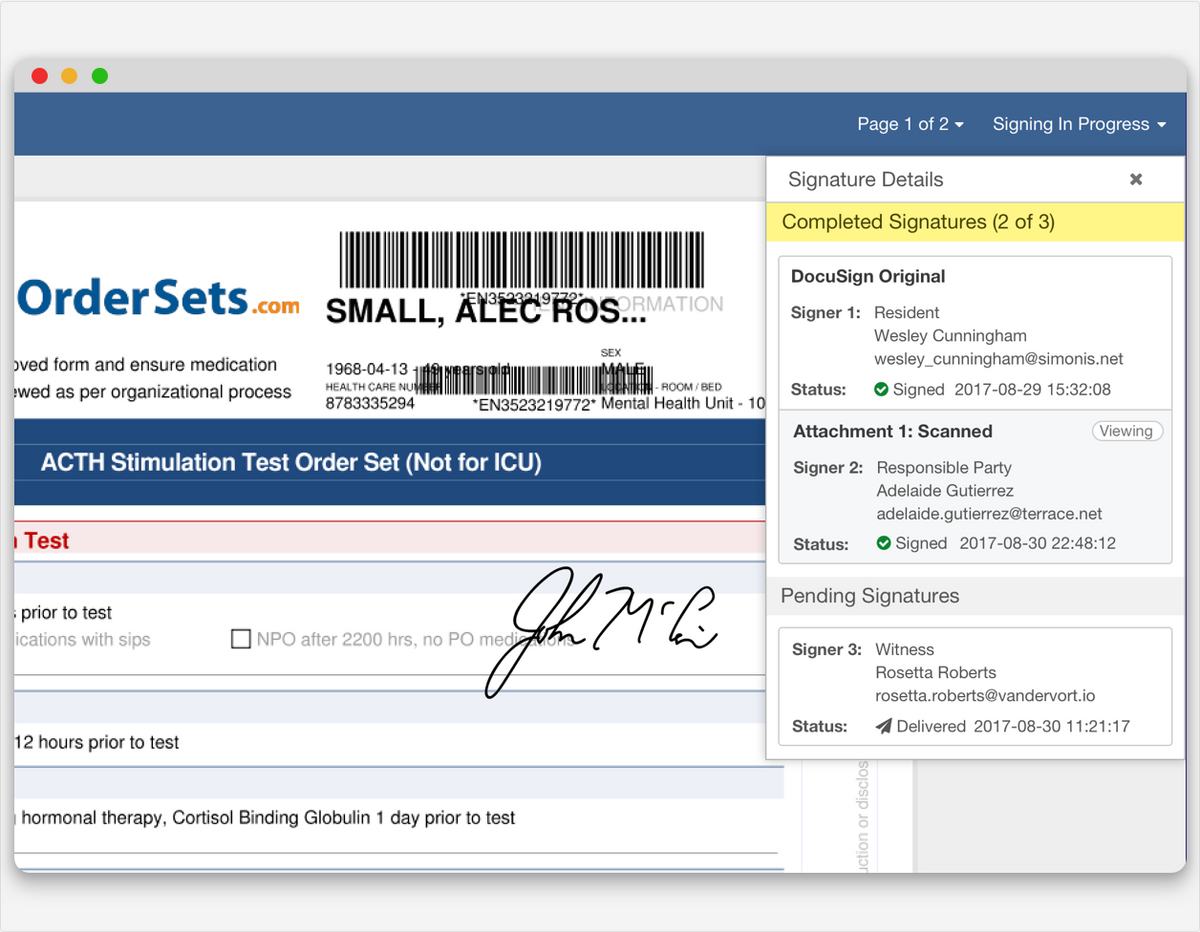 Signatures Status - Improving digital form experience – Sam Howes Design
